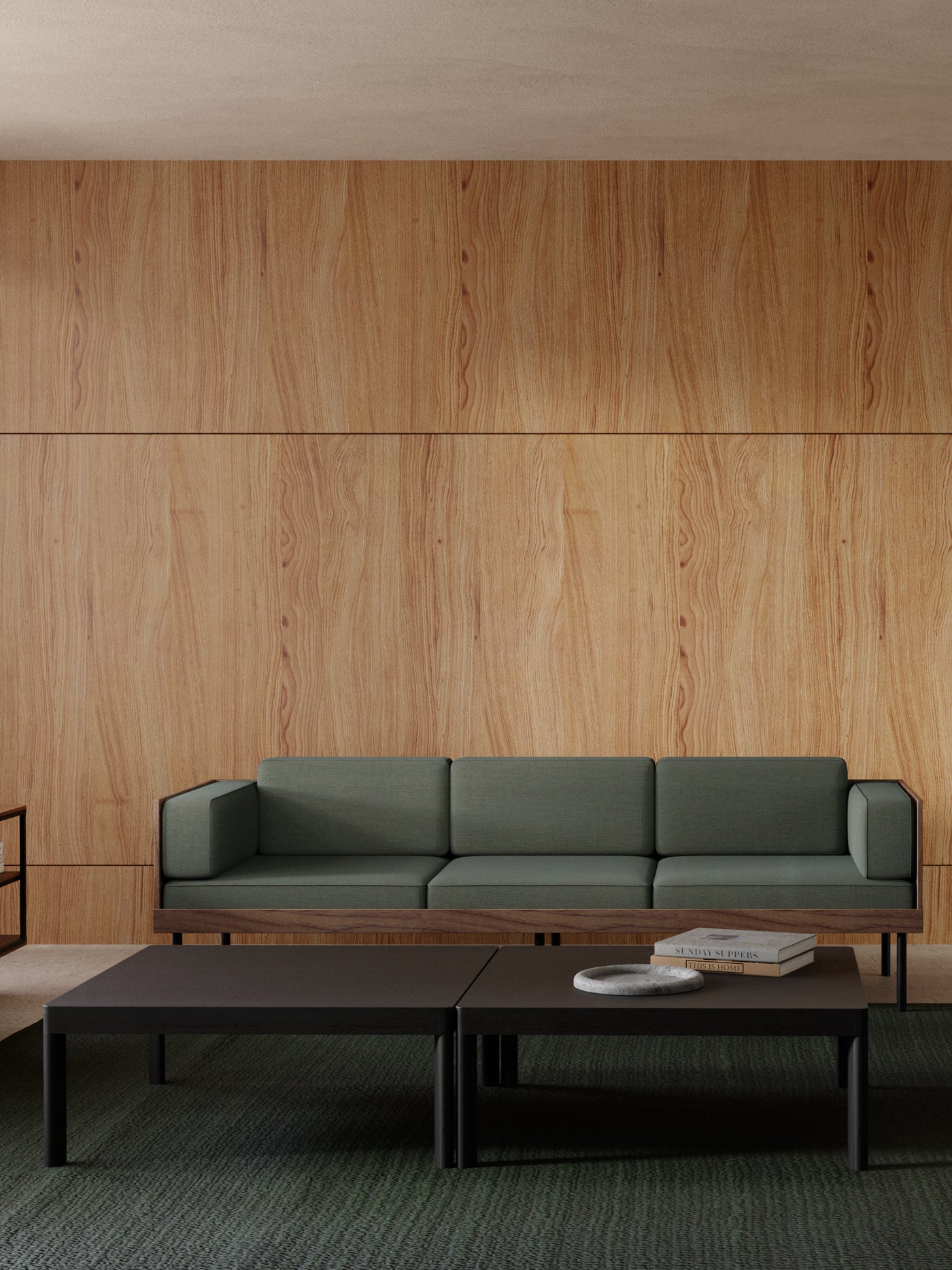 Table basse Galta Square chêne noir CT1082 - Kann Design